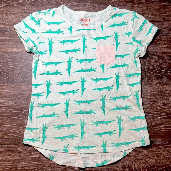 Cat & Jack | Shirts & Tops | Cat Jack Girls Short Sleeve Tee Shirt ...
